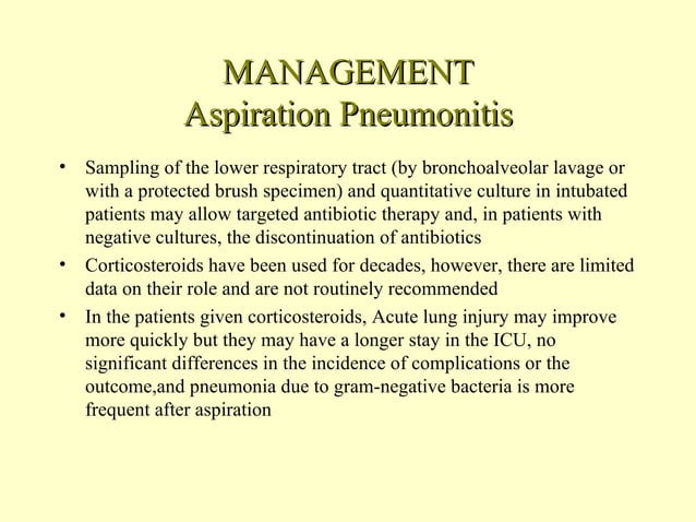 Aspiration Pneumonia | PPT | Lung and Respiratory Health | Diseases and ...