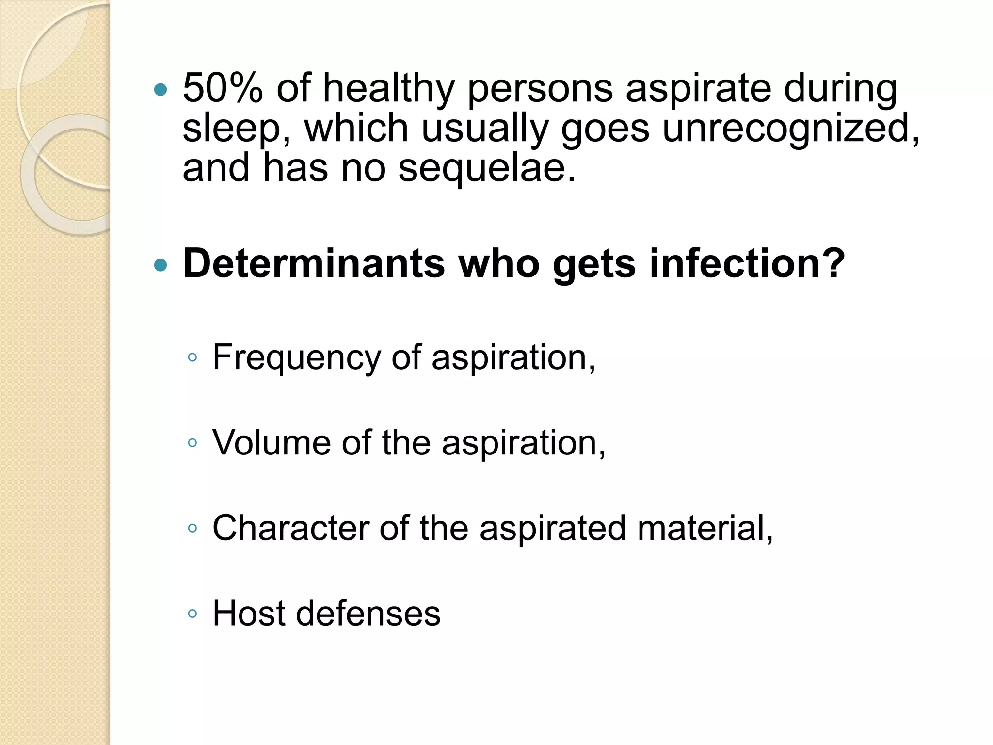 Aspiration pneumonia | PPTX