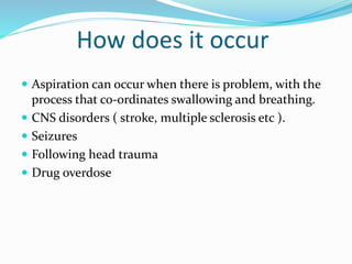 Aspiration prophylaxis in full stomach | PPTX