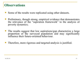Aspirations Failure and Well-Being Outcomes in Ethiopia | PPT