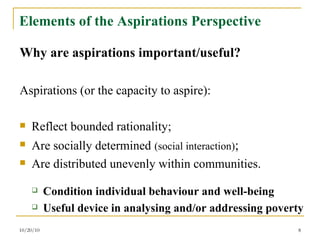 Aspirations Failure and Well-Being Outcomes in Ethiopia | PPT