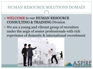 Aspire Career Solutions | PPTX