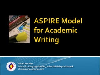 ASPIRE Model for Academic Writing | PPT