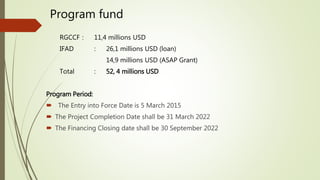Aspire programme Cambodia Ifad 20 april 2016 | PPTX