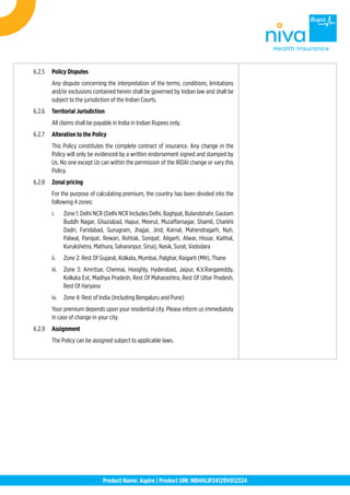 Aspire_Prospectus.pdf niva health insurance | PDF
