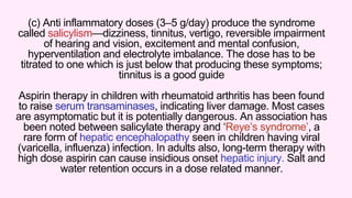 USES ADVERSE EFFECTS AND CONTRAINDISCTIONS ASPIRIN | PPTX
