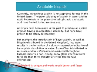 Aspirin as nanomedicine | PPTX