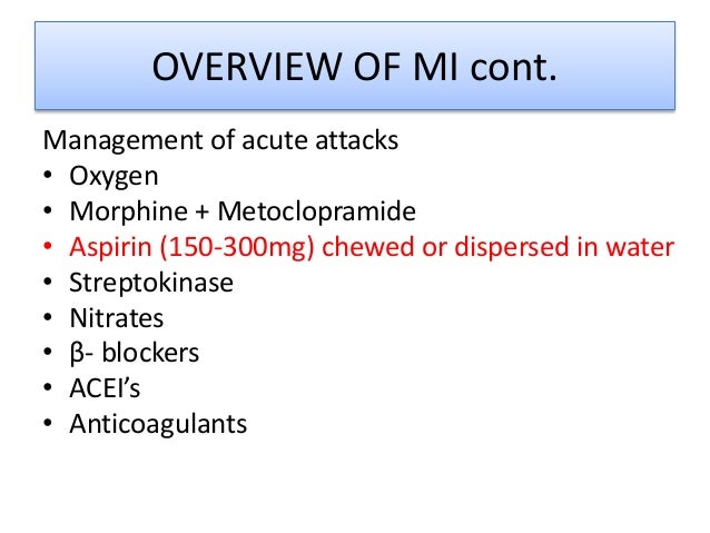 Aspirin in Myocardial Infarction by Pharm Jimmy Aiden
