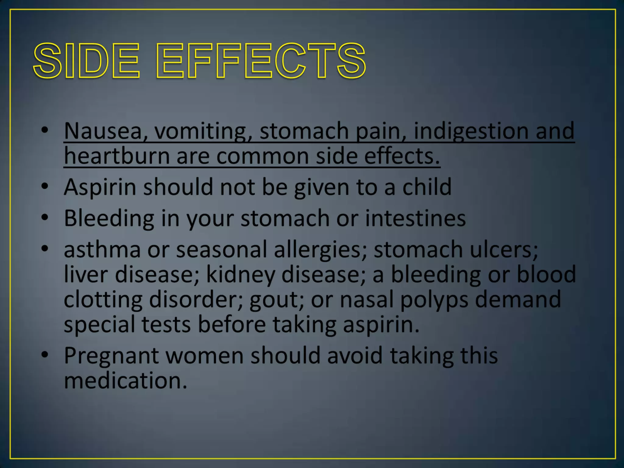 Aspirin synthesis ppt | PPTX