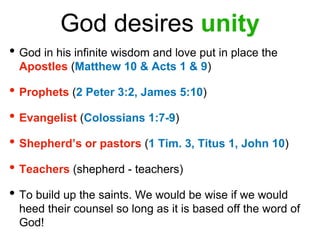 A Spirit of UNITY | PPTX