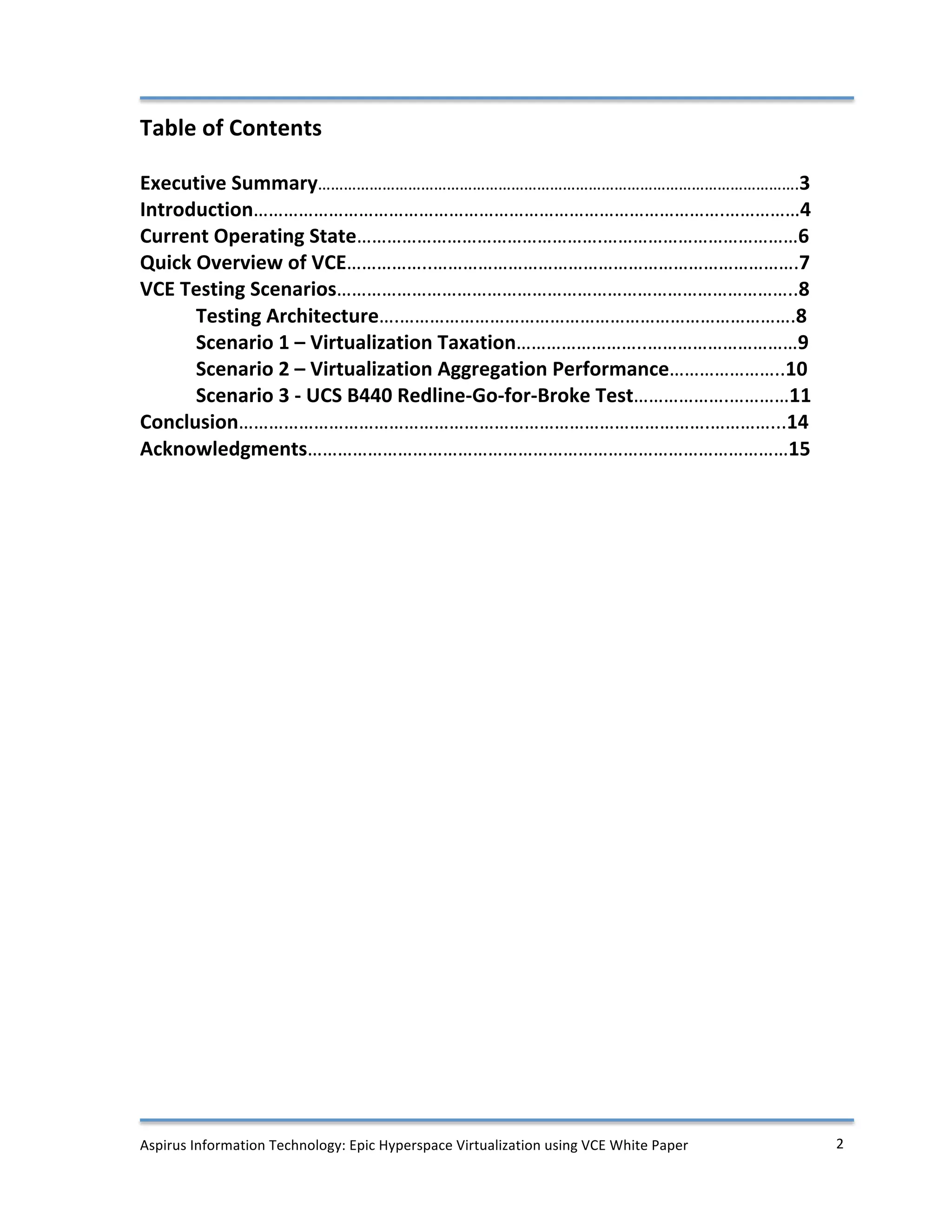 Aspirus Epic Hyperspace VCE Proof of Concept | PDF