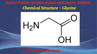 Aspisol Tablets (Generic Aspirin and Glycine Tablets) | PDF