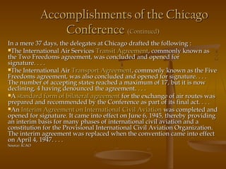 The Chicago Convention | PPT