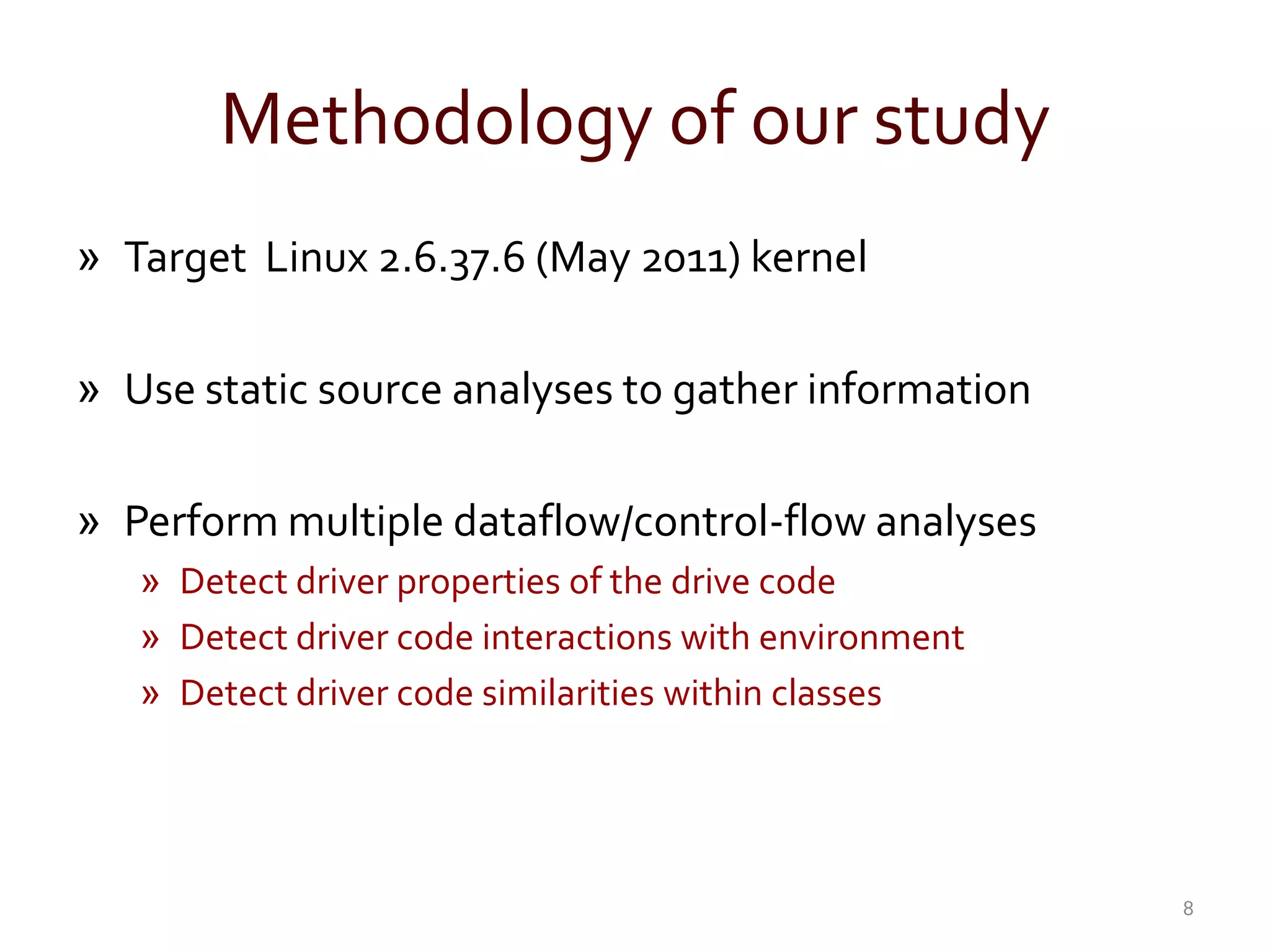 Understanding Modern Device Drivers | PPT