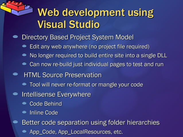 Asp.Net 2.0 Presentation | PPT