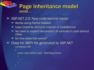 Asp.Net 2.0 Presentation | PPT