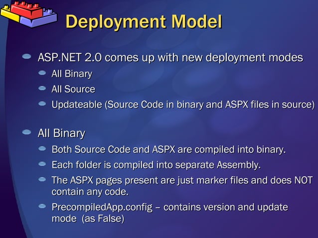 Asp.Net 2.0 Presentation | PPT