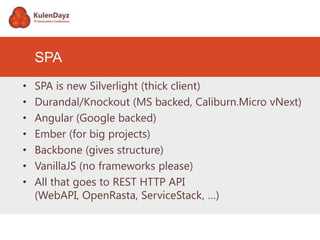 ASP.NET: Present and future | PPT