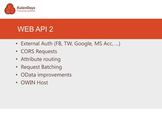 ASP.NET: Present and future | PPT