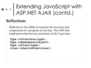 ASP.NET AJAX Basics | PPT | Web Development | Internet