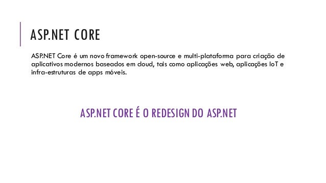 Introdução Ao Aspnet Core