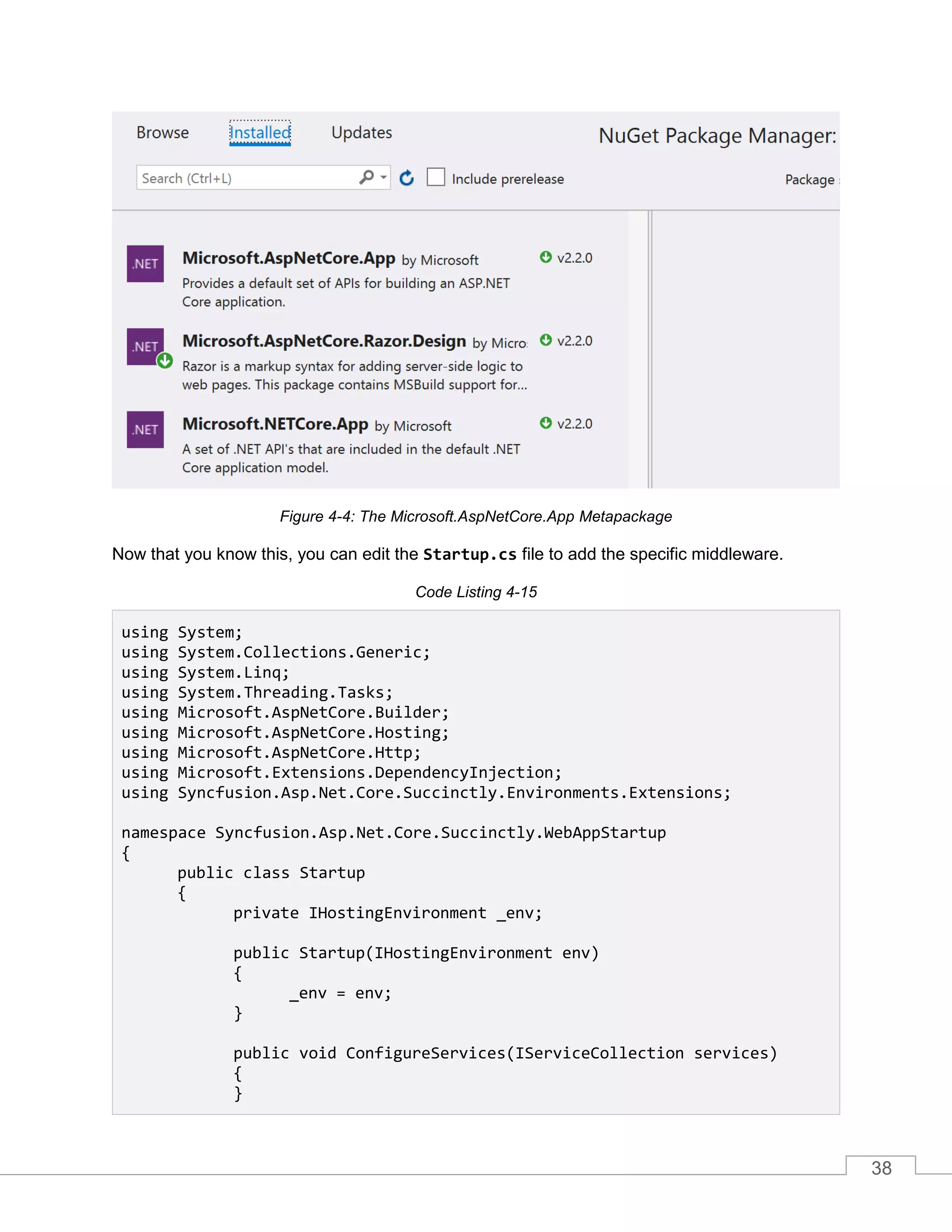 Aspnet core-2-succinctly | PDF