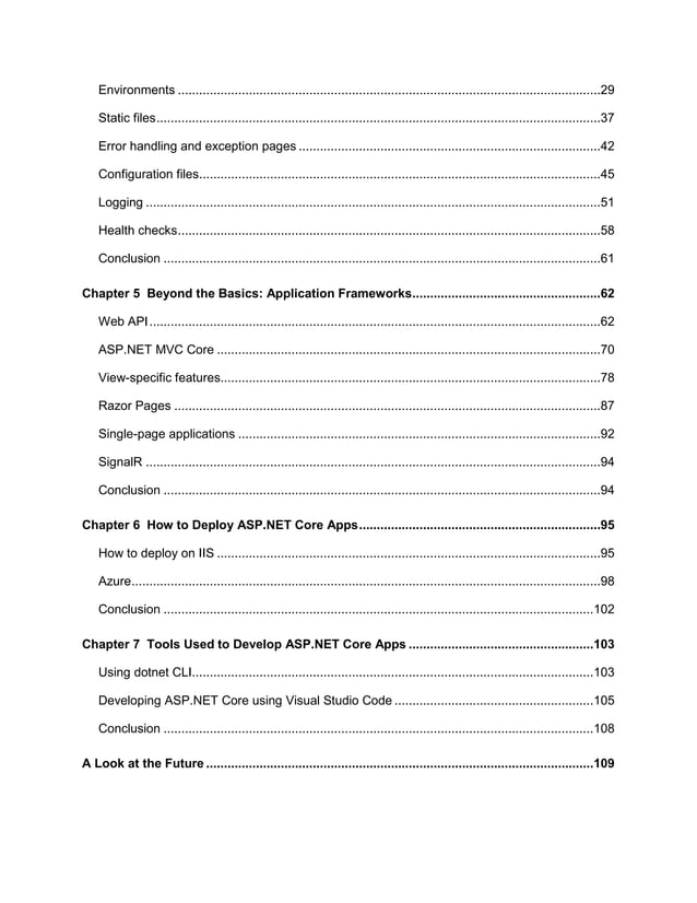 Aspnet core-2-succinctly | PDF