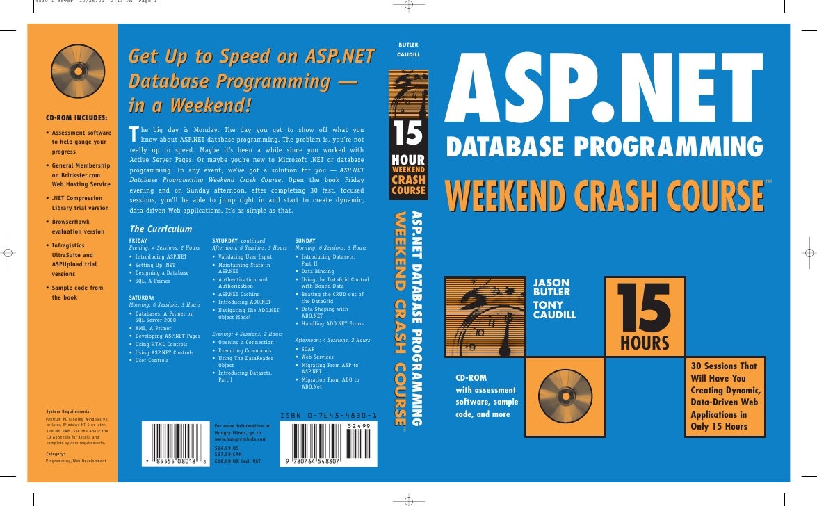 Asp Database Programming Weekend Crash Course
