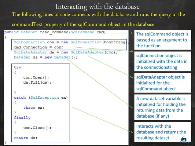 Aspnet Database Connectivity Pdf Databases Computer Software And Applications