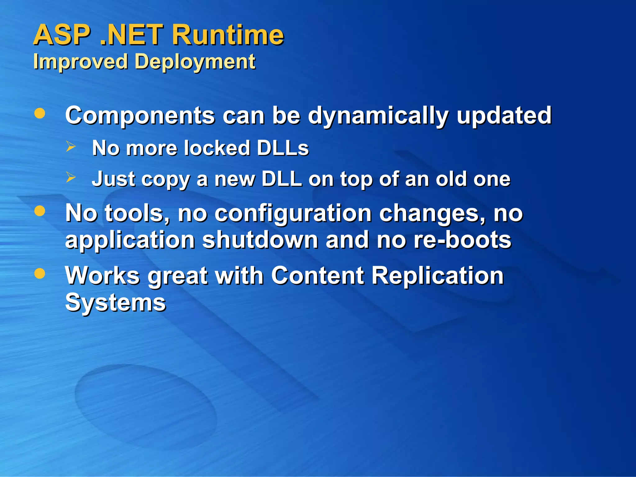 ASP.NET OVERVIEW | PPT