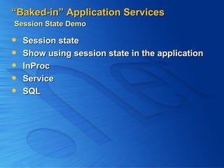 ASP.NET OVERVIEW | PPT