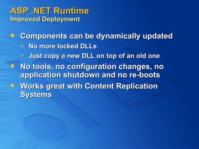ASP.NET OVERVIEW | PPT