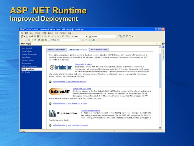 ASP.NET OVERVIEW | PPT