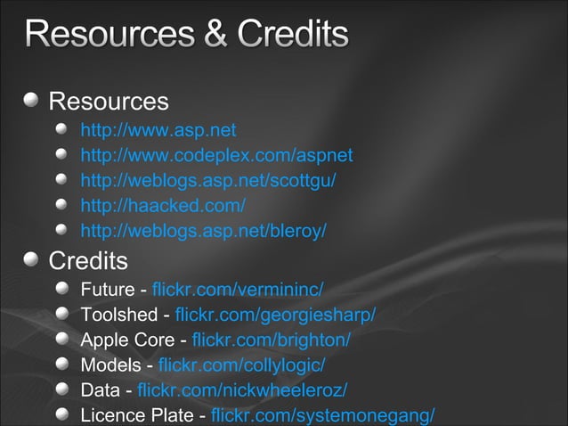 ASPNET Roadmap | PPT