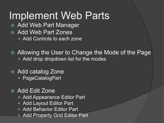 Asp Net Advance Topics | PPTX | Web Development | Internet
