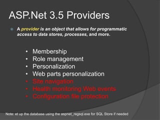 Asp Net Advance Topics | PPTX | Web Development | Internet