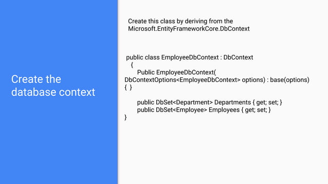 ASP.NET Core MVC with EF Core code first | PDF