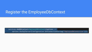 ASP.NET Core MVC with EF Core code first | PDF