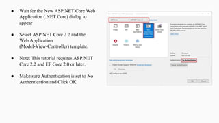 ASP.NET Core MVC with EF Core code first | PDF