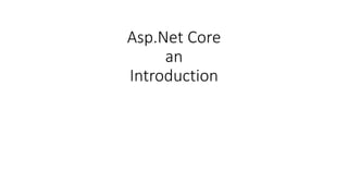 AspNetCore.pptx | Free Download