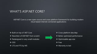 ASP.NET Core 101 | PPT