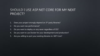 ASP.NET Core 101 | PPT