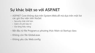 Giới thiệu ASP.NET Core 2.0 | PPTX
