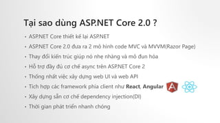 Giới thiệu ASP.NET Core 2.0 | PPTX