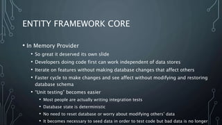 ASP.NET Core Demos Part 2 | PPT