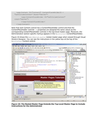 Aspnet master pages_tutorial_10_cs | PDF