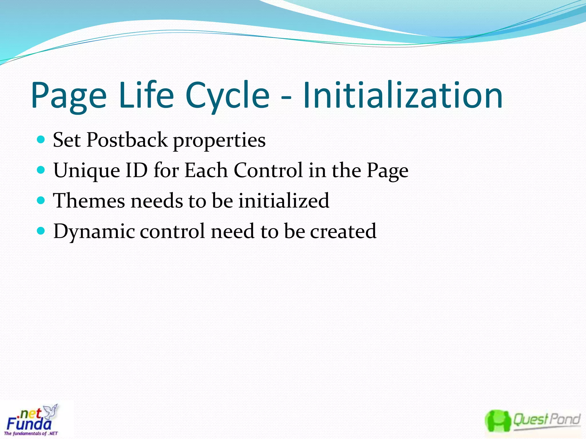 ASP.NET Page Life Cycle | PPTX