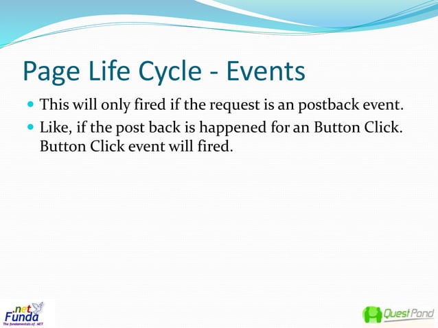 ASP.NET Page Life Cycle | PPTX