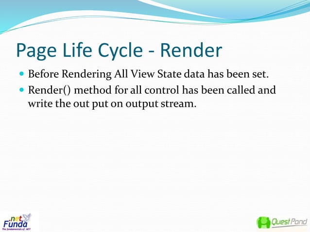 ASP.NET Page Life Cycle | PPTX