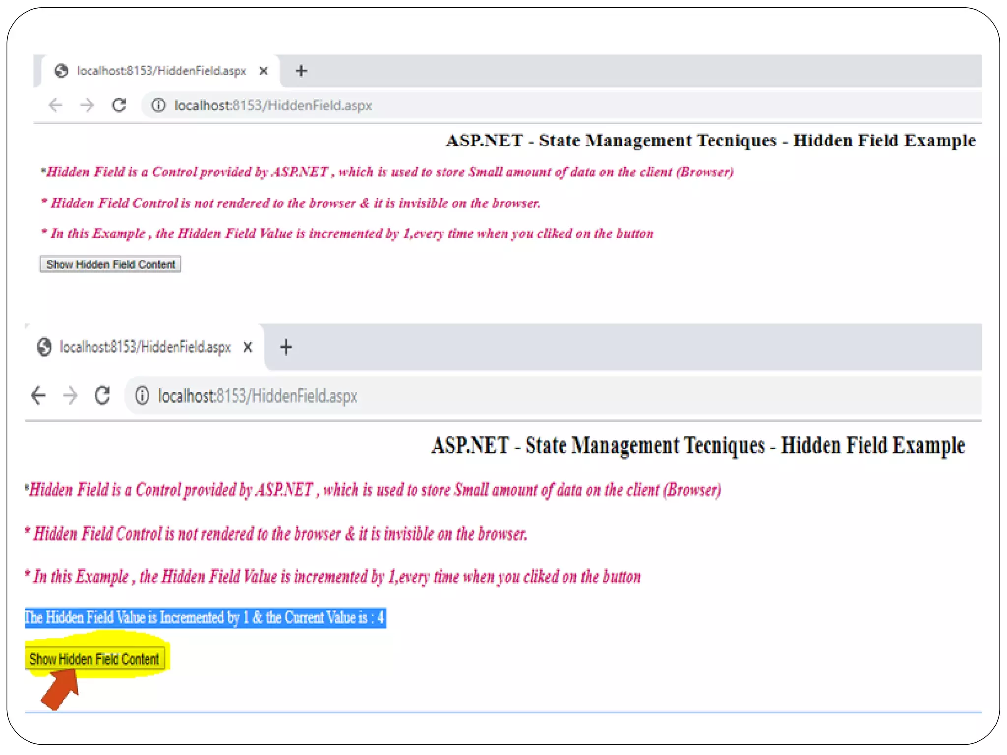 Asp.net state management | PDF | Web Design and HTML | Internet
